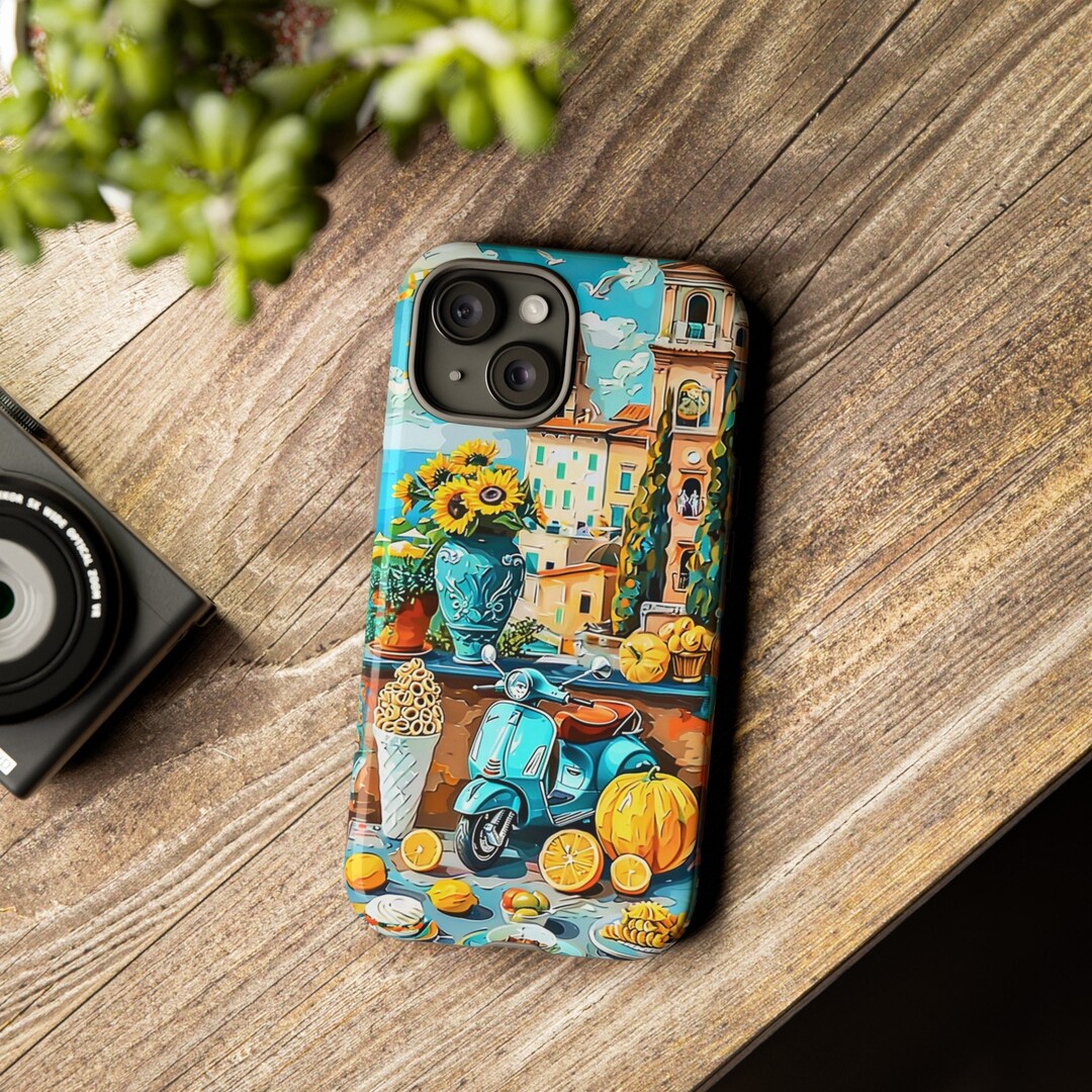 Italian Summer Phone Case: Mediterranean Flair, Protective Cover - Etsy