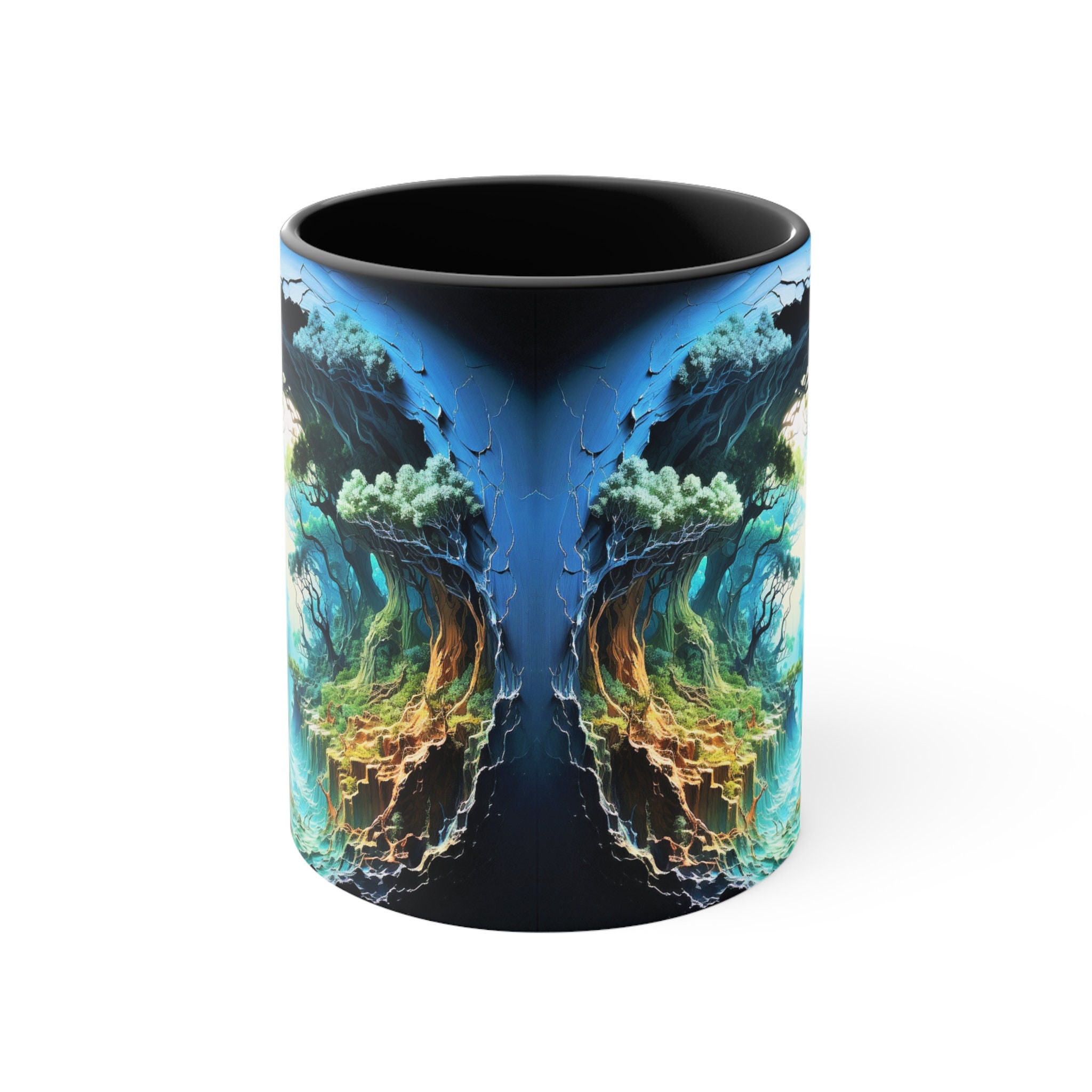 3D Forest Mug Forest in A Hole Mug Woodland Scene Coffee Mug Nature ...