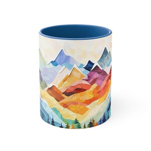 Mountain Nature Mug Nature Landscape Art Coffee Mug Nature Lover Gift ...