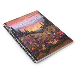 Cottagecore Floral Notebook Vintage Floral Journal Rustic Flower Diary ...