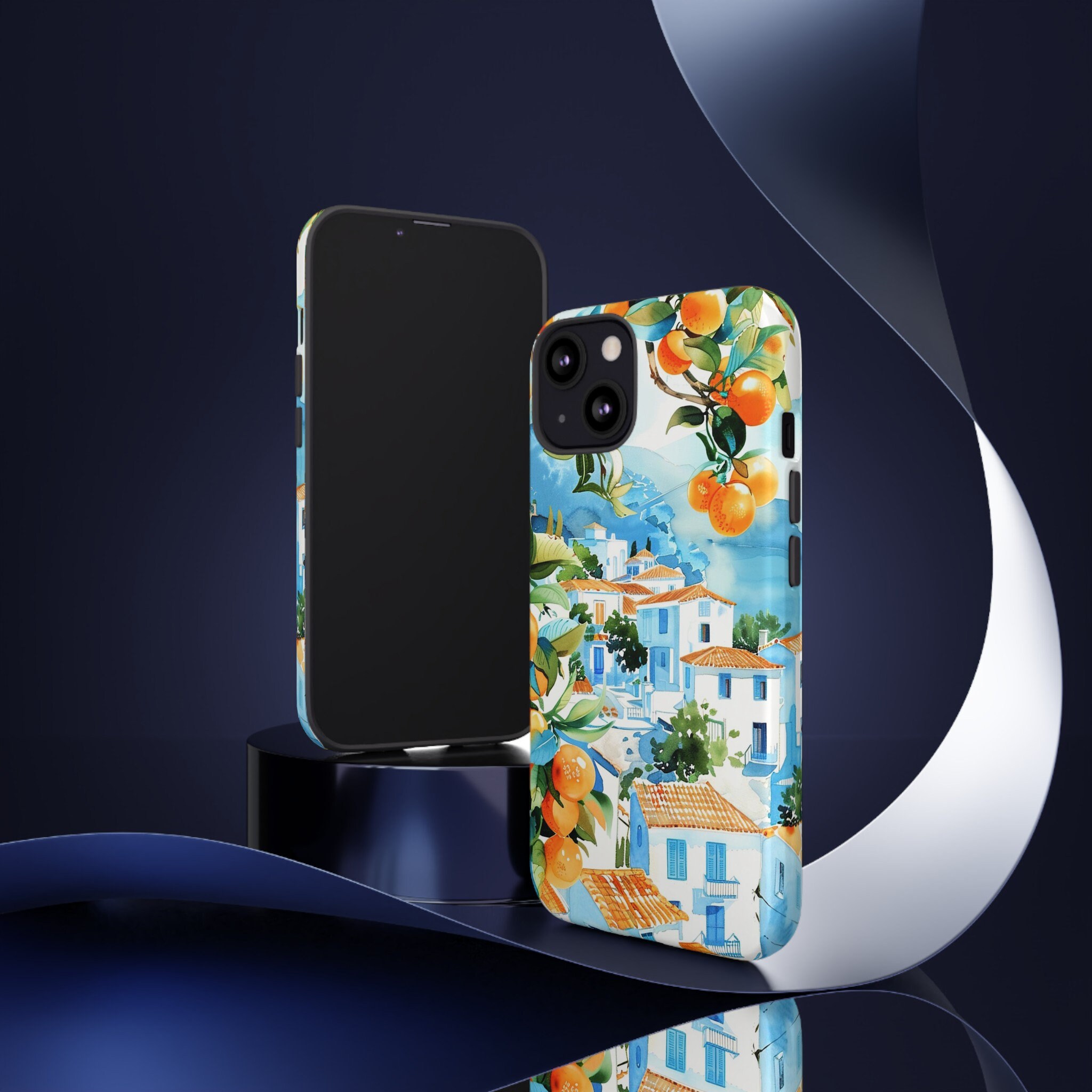 Santorini Phone Case Coastal Aesthetic Case Mediterranean Phone Case ...