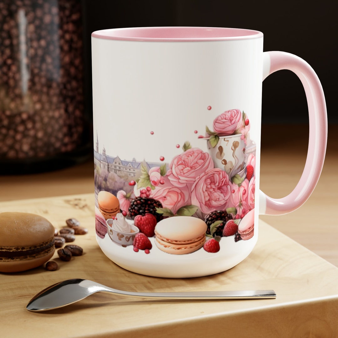 French Mug Large France Mug Paris Coffee Mug Paris Pastries Mug 15oz ...