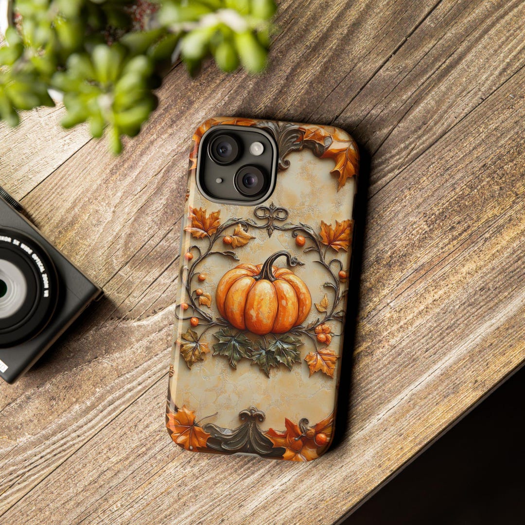 Rustic Pumpkin Phone Case Autumn Harvest iPhone Samsung Cover Fall ...