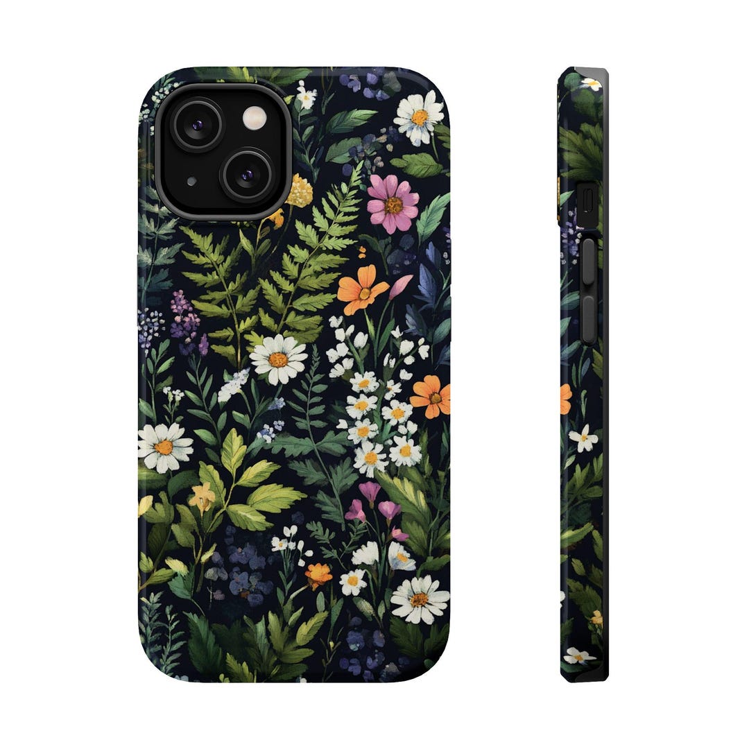 Magsafe Wildflower Phone Case Forest Ferns Nature iPhone Samsung Tough ...