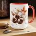 Snowy Pinecone Coffee Mug Winter Pinecone Tea Cup Pinecone and Snow Tea ...
