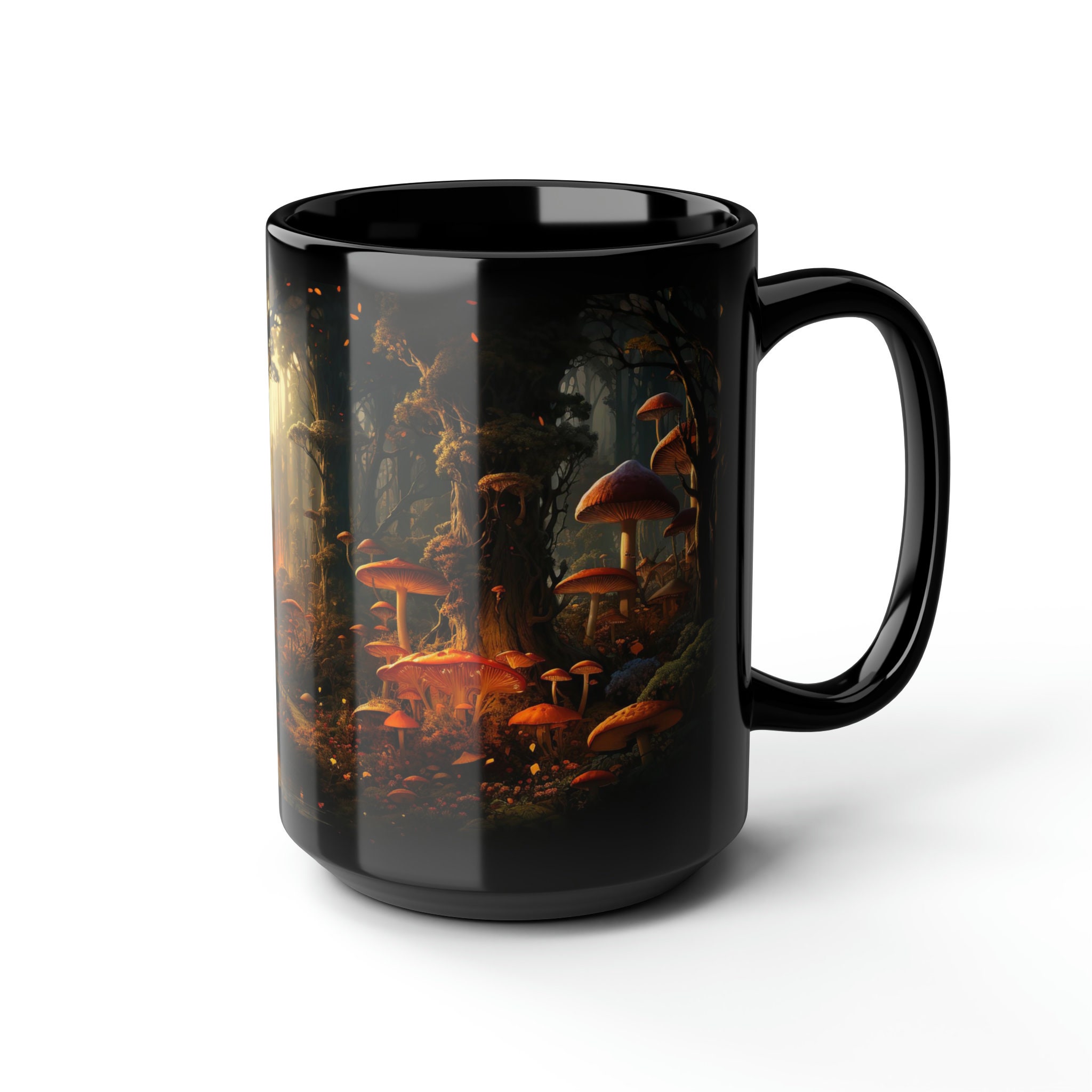 Enchanted Forest Mug Whimsical Mushroom Cup Woodland Wonderland ...
