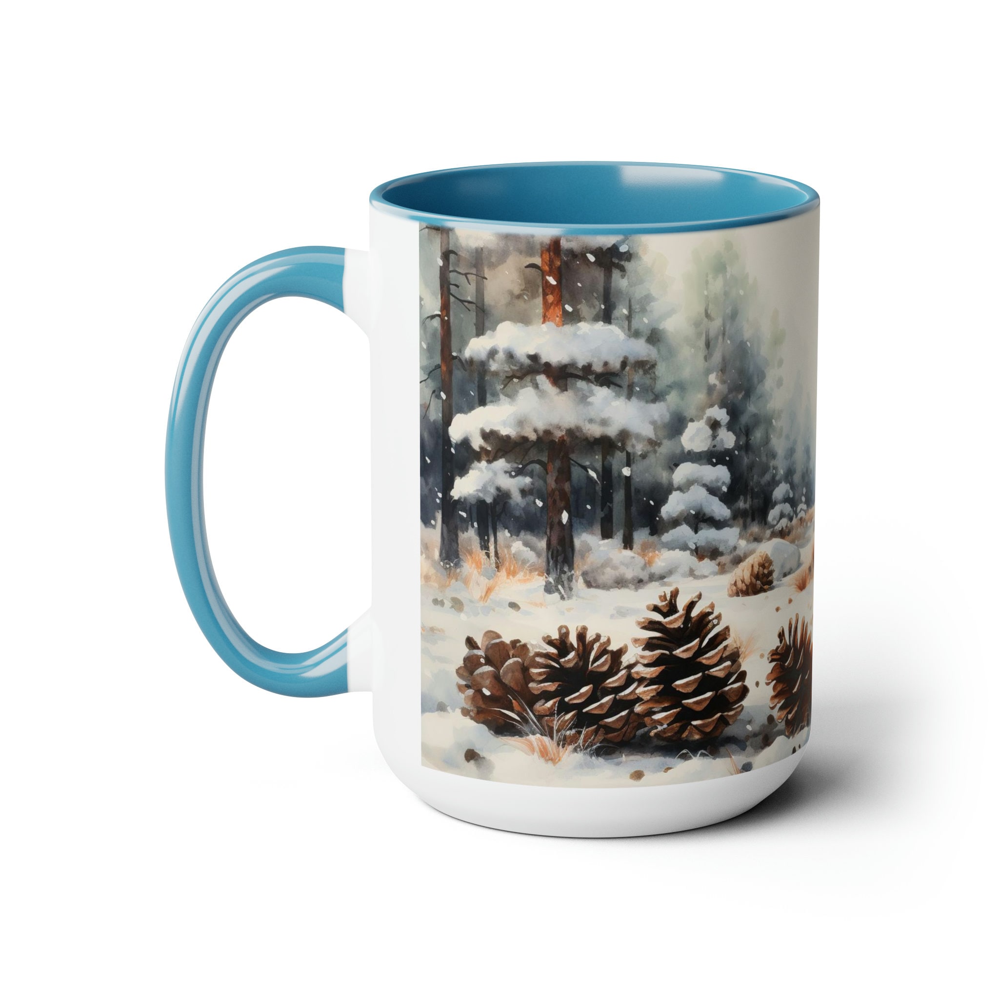 Winter Wonderland Mug Scenic Snowscape Mug Snow Covered Landscape ...
