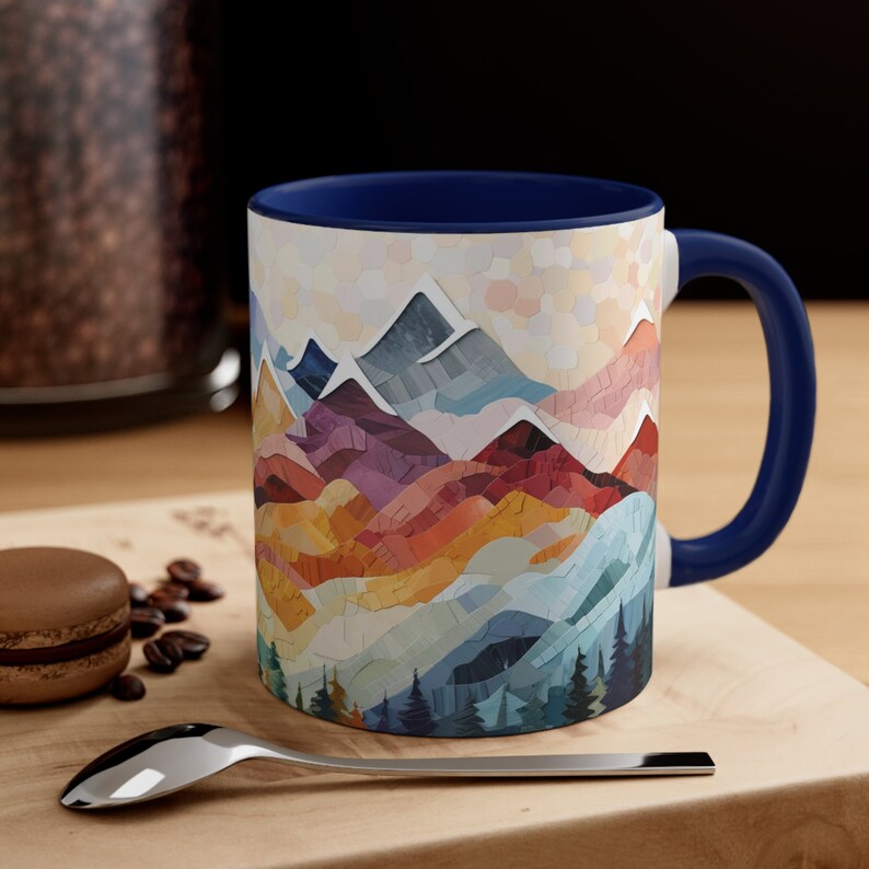 Mountain Nature Mug Nature Landscape Art Coffee Mug Nature Lover Gift ...