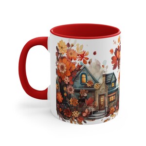 Fall Home Coffee Cup Cozy Autumn Mug Harvest Season Drinkware Rustic ...