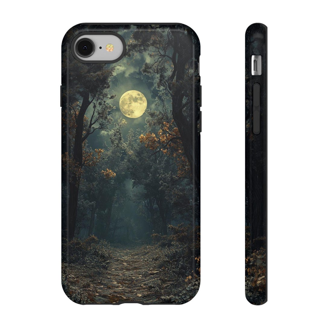 Dark Gothic Forest Phone Case Gothic Moon iPhone & Samsung Moody Forest ...