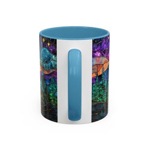 Stained Glass Northern Lights Mug Aurora Borealis Coffee Cup With ...