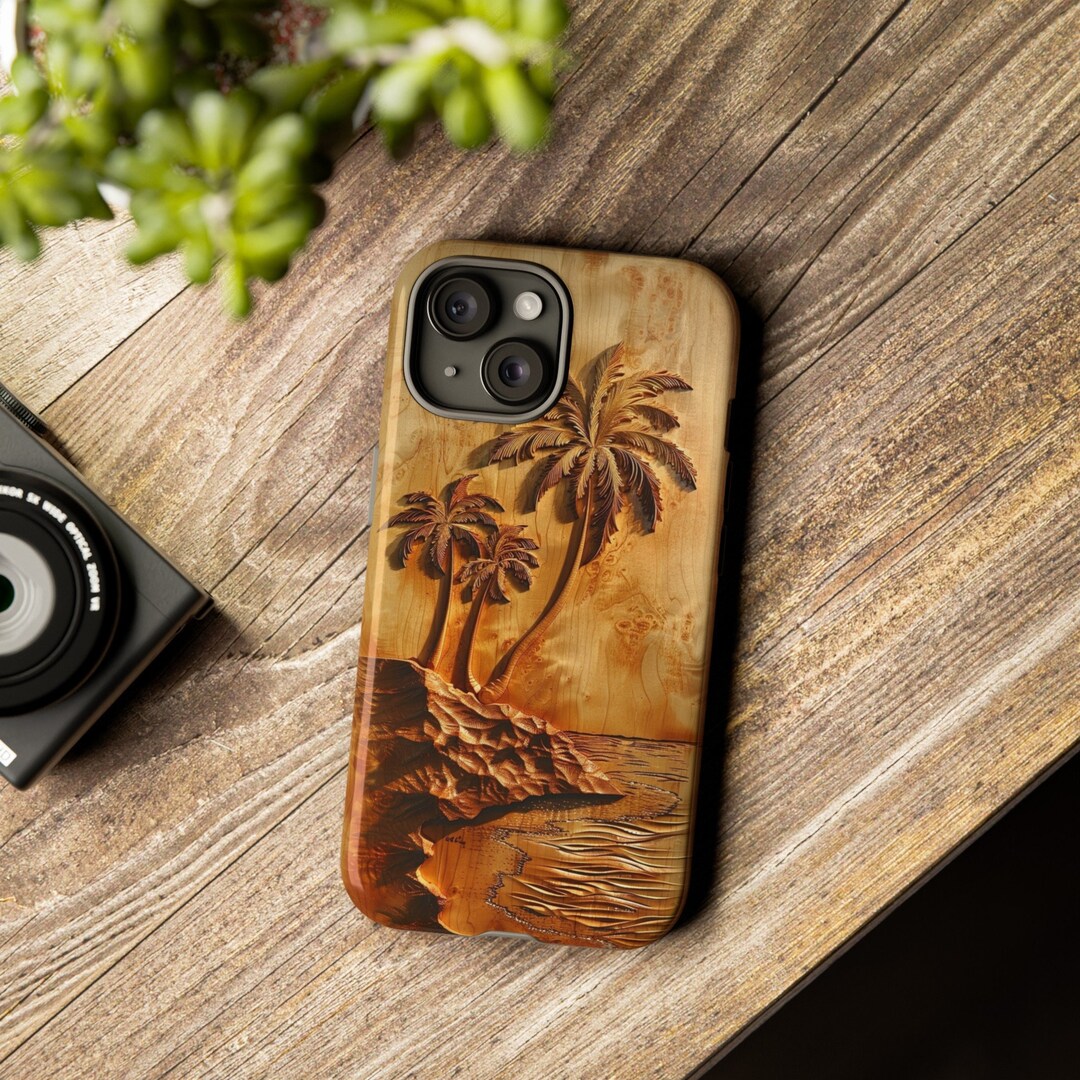 Palm Tree Phone Case Summer Aesthetic Cover Tropical Phone Protector ...