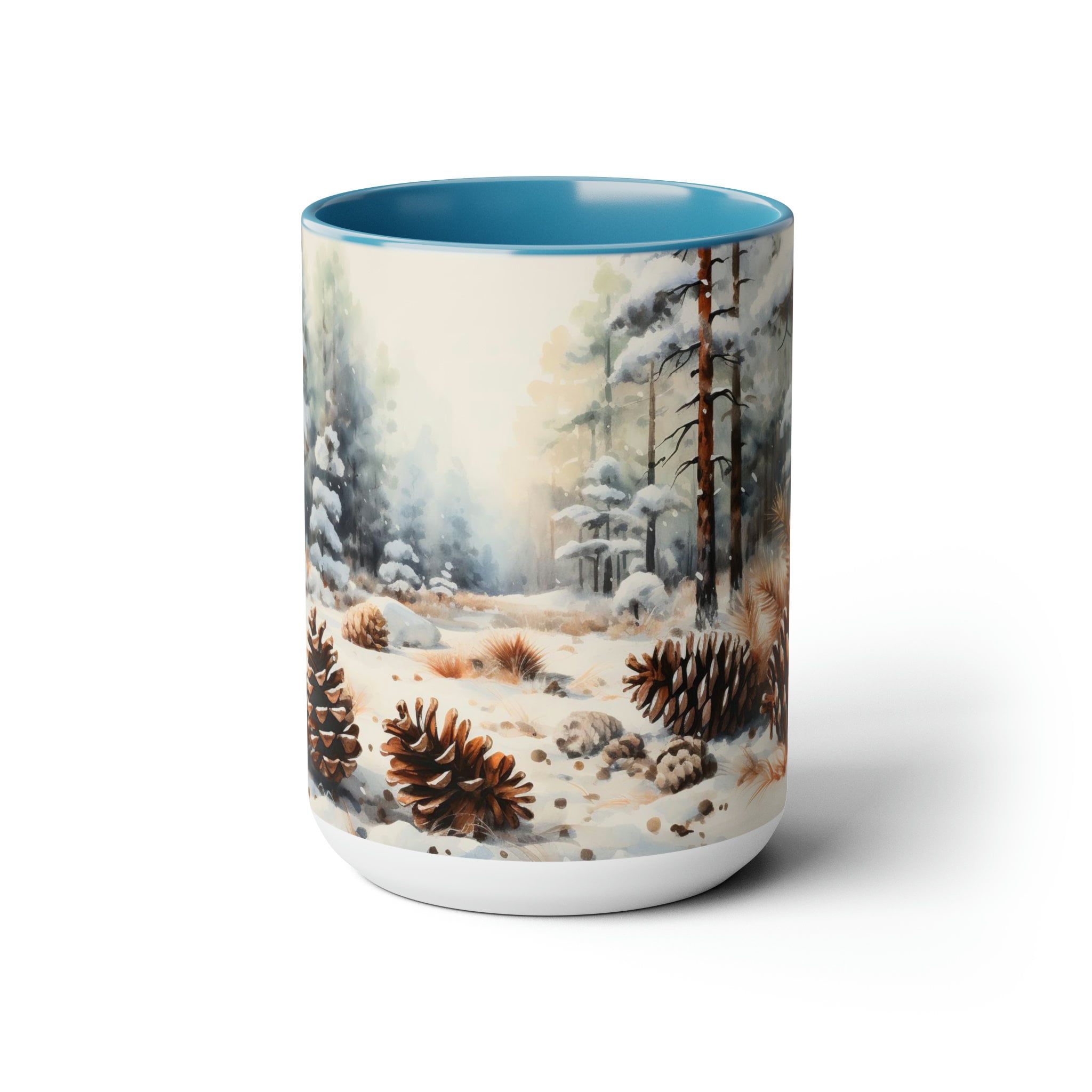 Winter Wonderland Mug Scenic Snowscape Mug Snow Covered Landscape ...