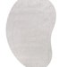 Kidney Bean Shape Tufted Plain Rug, Multi-level Pile, Hand-tufted Wool ...