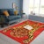 Kidney Bean Shape Tufted Plain Rug, Multi-level Pile, Hand-tufted Wool ...