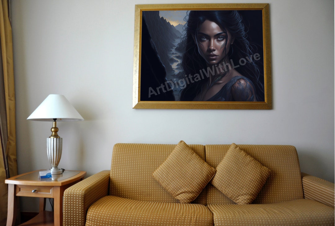 Printable amazon Girl Image, Printable Art, Girl, Warrior, Digital Art ...