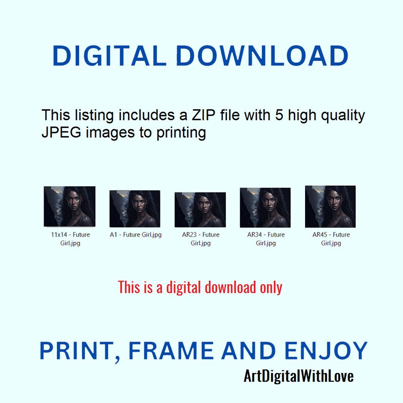 Printable amazon Girl Image, Printable Art, Girl, Warrior, Digital Art ...