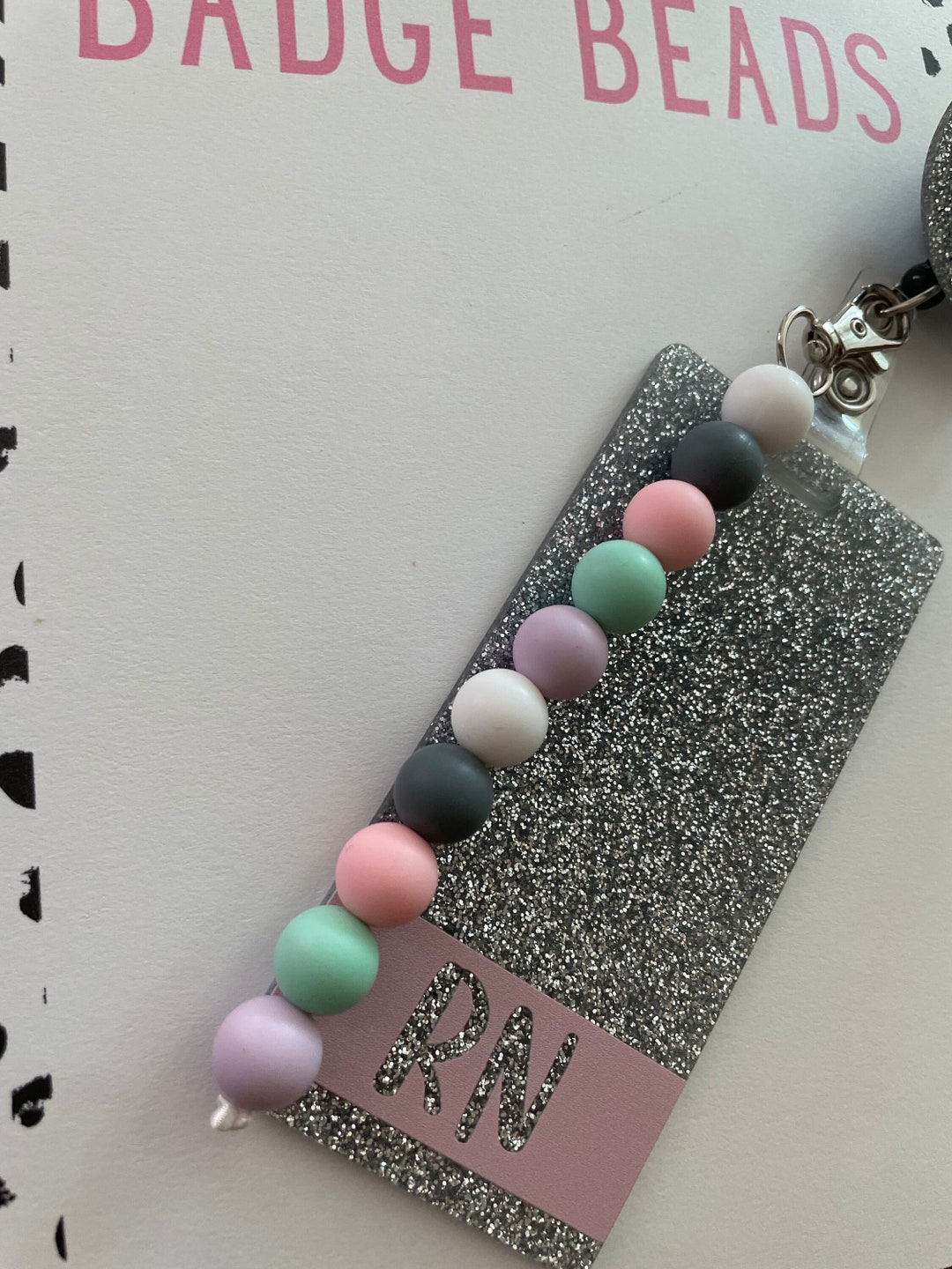 Cervical Dilation Beads, Labor and Delivery Nurse Gift, OB Badge Reel ...