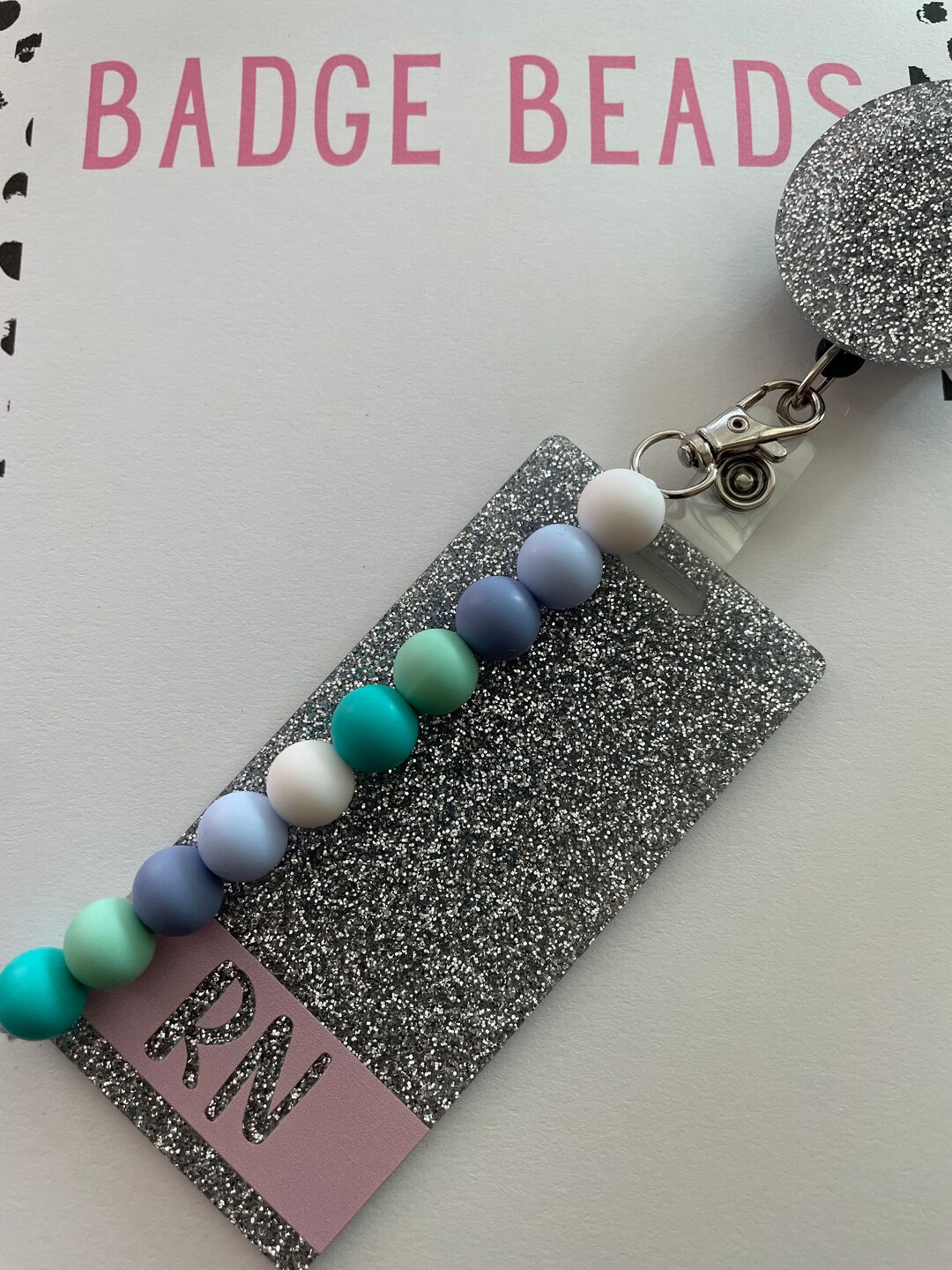 Cervical Dilation Beads, Labor and Delivery Nurse Gift, OB Badge Reel ...