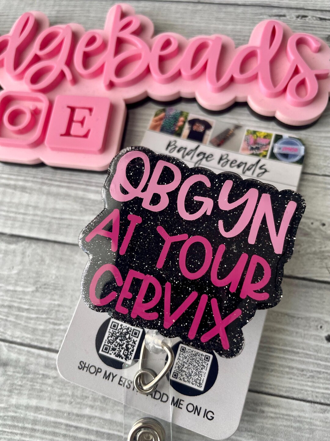 OB GYN at Your Cervix, OB Doctor Badge Reel, Badge Reel - Etsy