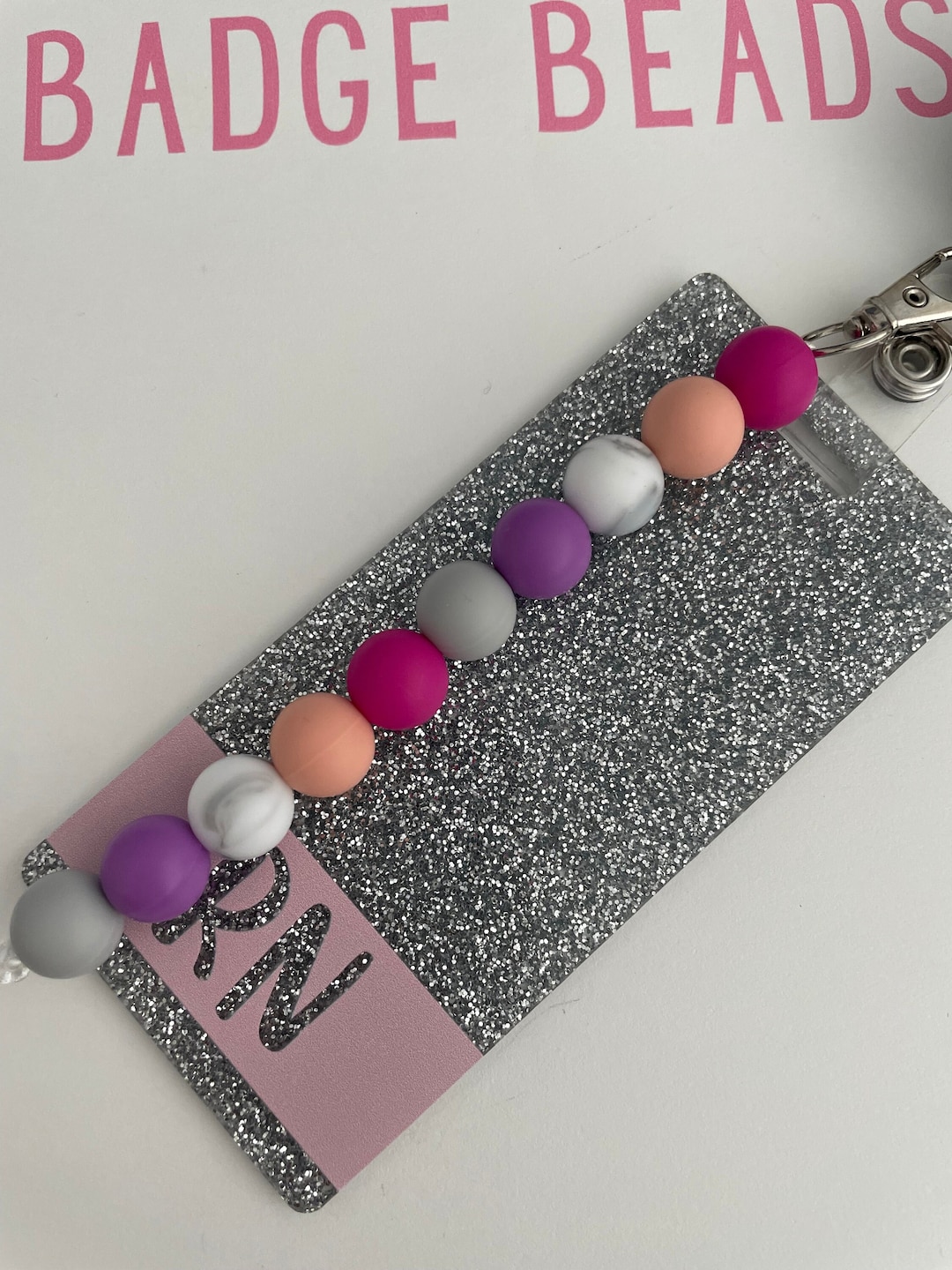 Cervical Dilation Beads, Labor and Delivery Nurse Gift, OB Badge Reel ...