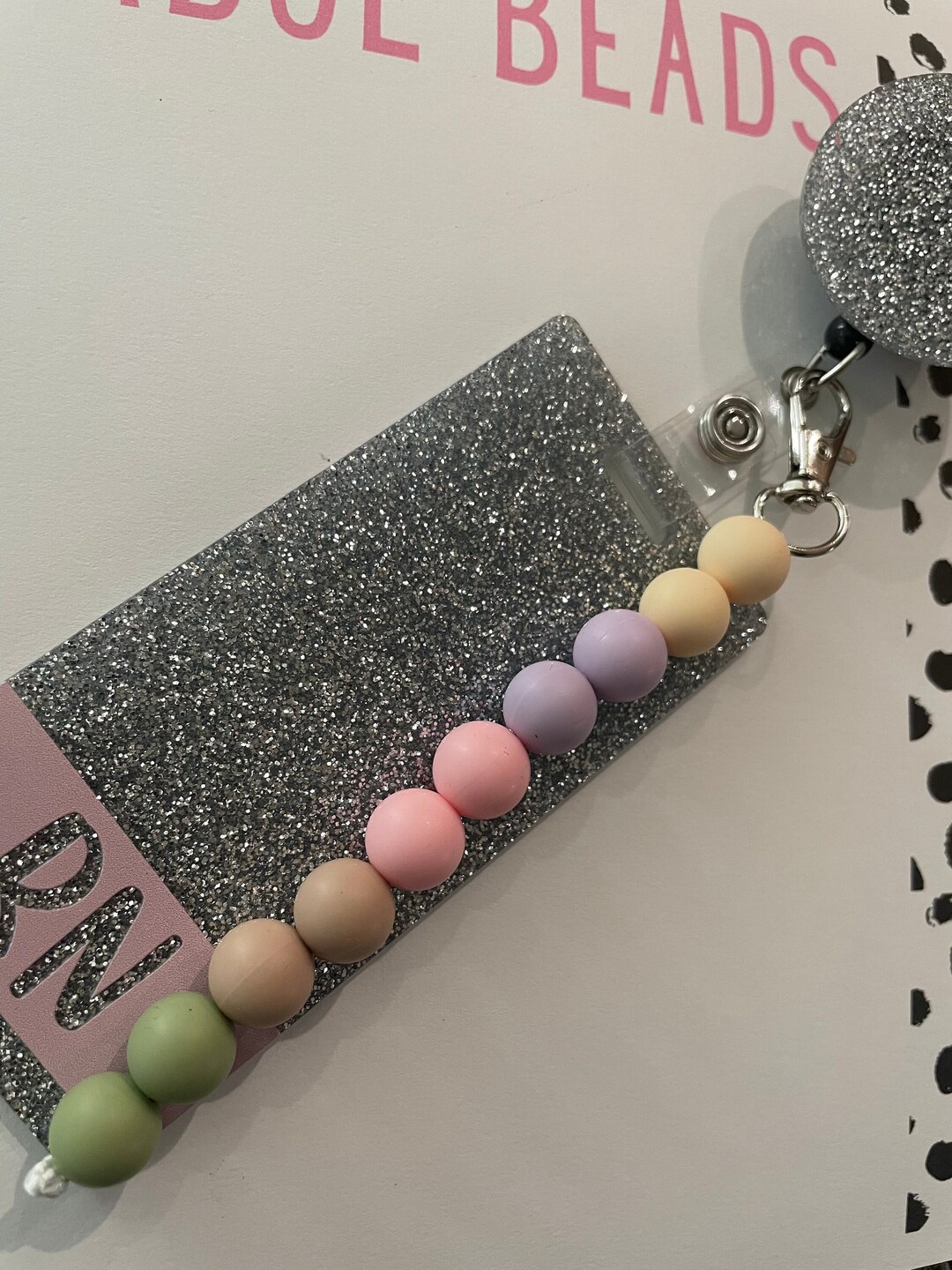 Cervical Dilation Beads, Labor and Delivery Nurse Gift, OB Badge Reel ...