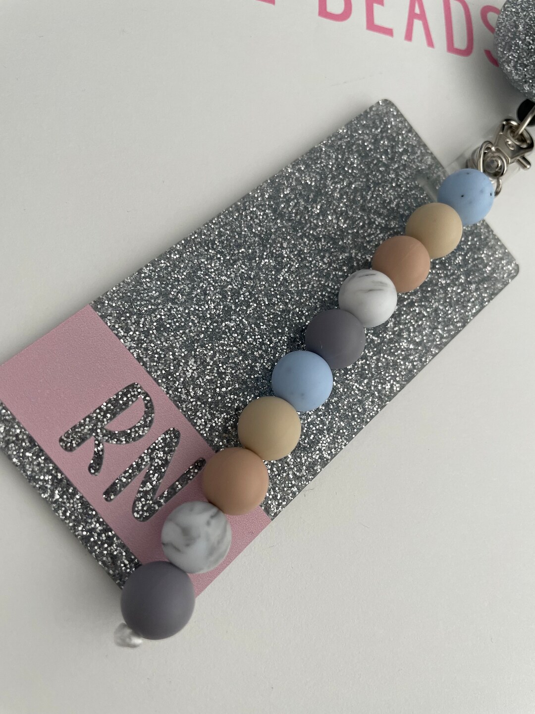 Cervical Dilation Beads, Labor and Delivery Nurse Gift, OB Badge Reel ...