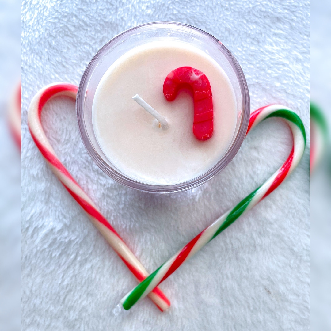 Sweet and Twisted 7oz Peppermint Candle - Etsy