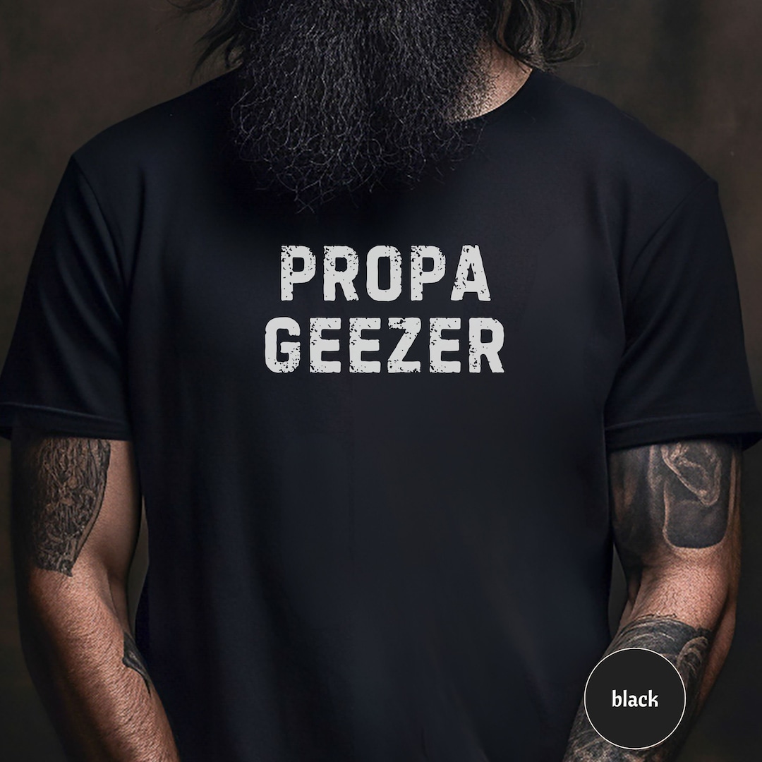 Propa Geezer Shirt, Proper Diamond Geezer, Cockney Geezer, Old Man Tee ...