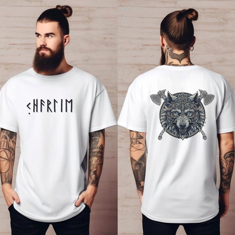 Personalised Viking Runes Shirt, Custom Name in Futhark Runes T-shirt ...