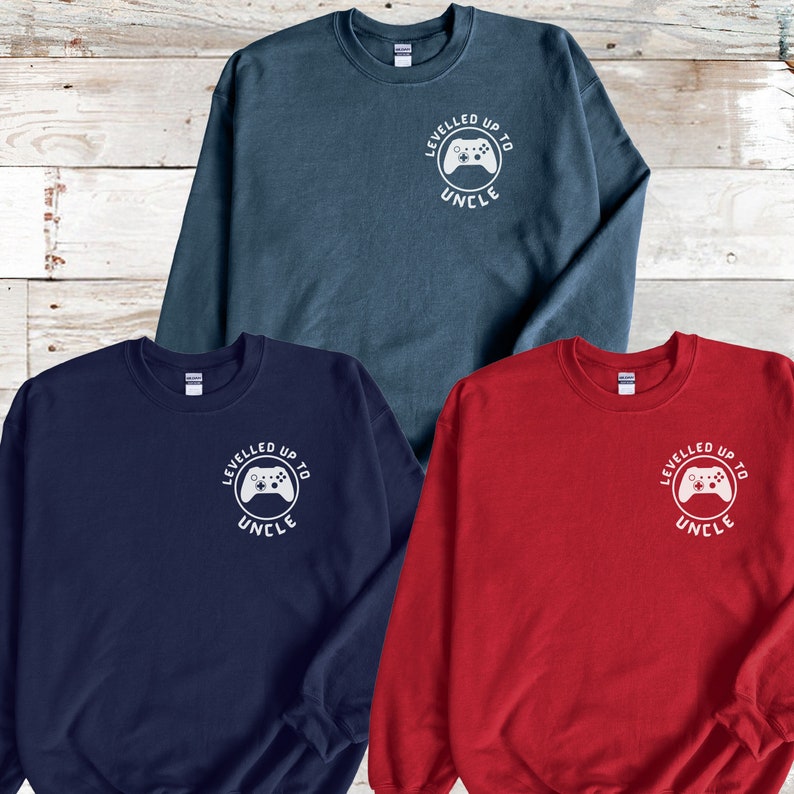 Uncle Sweatshirt, Levelled up to Uncle Sweater, Uncle Era Jumper, Cool ...