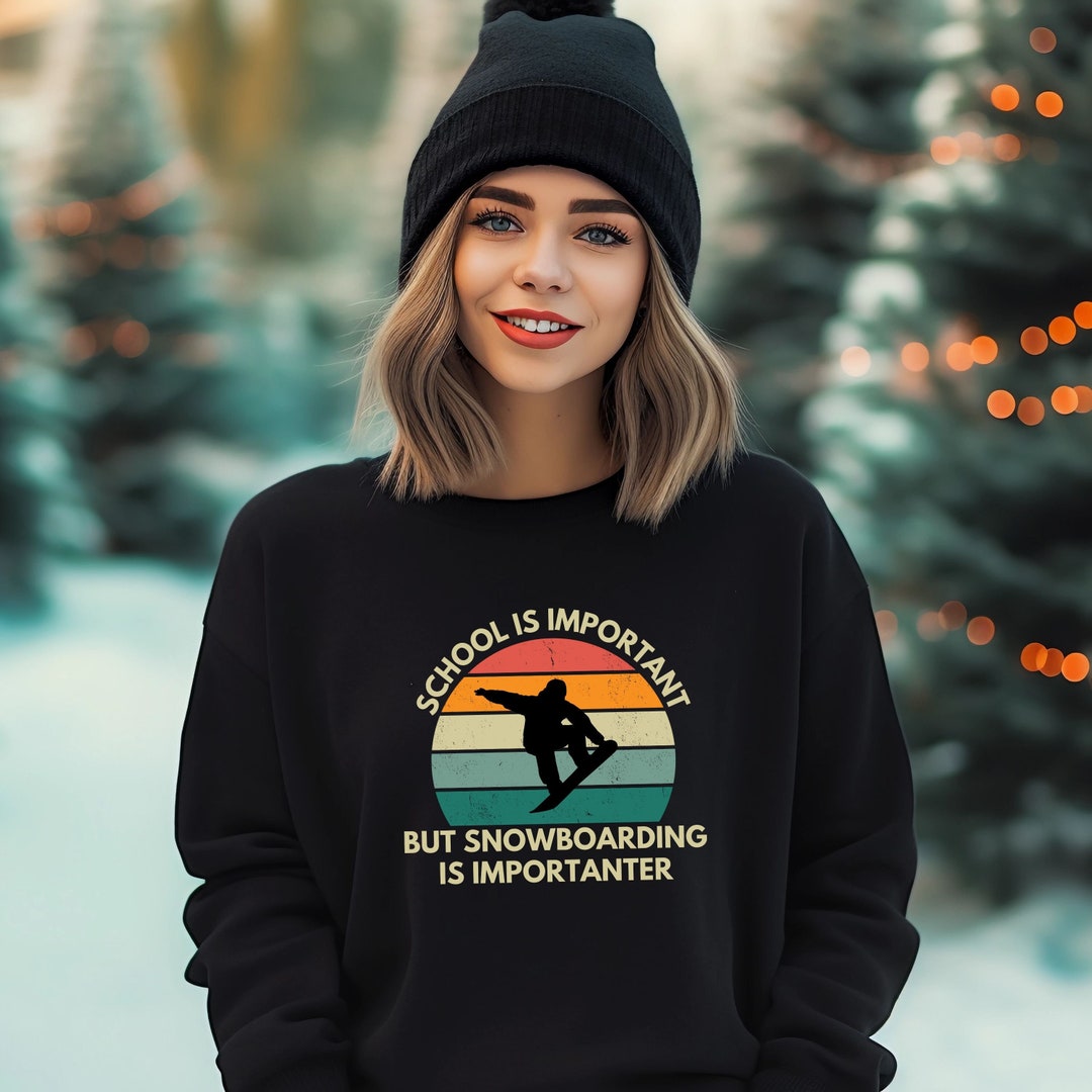 Snowboarding Sweatshirt, Winter Sports Sweatshirt, Snowboard Trip ...