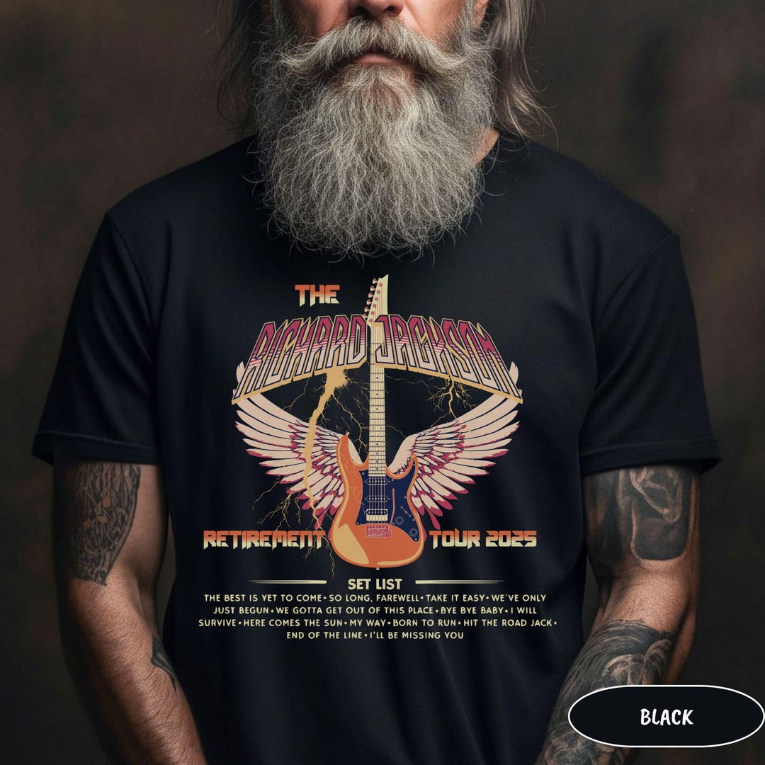 Personalized Retirement Farewell Tour Shirt, Custom Music Fan ...