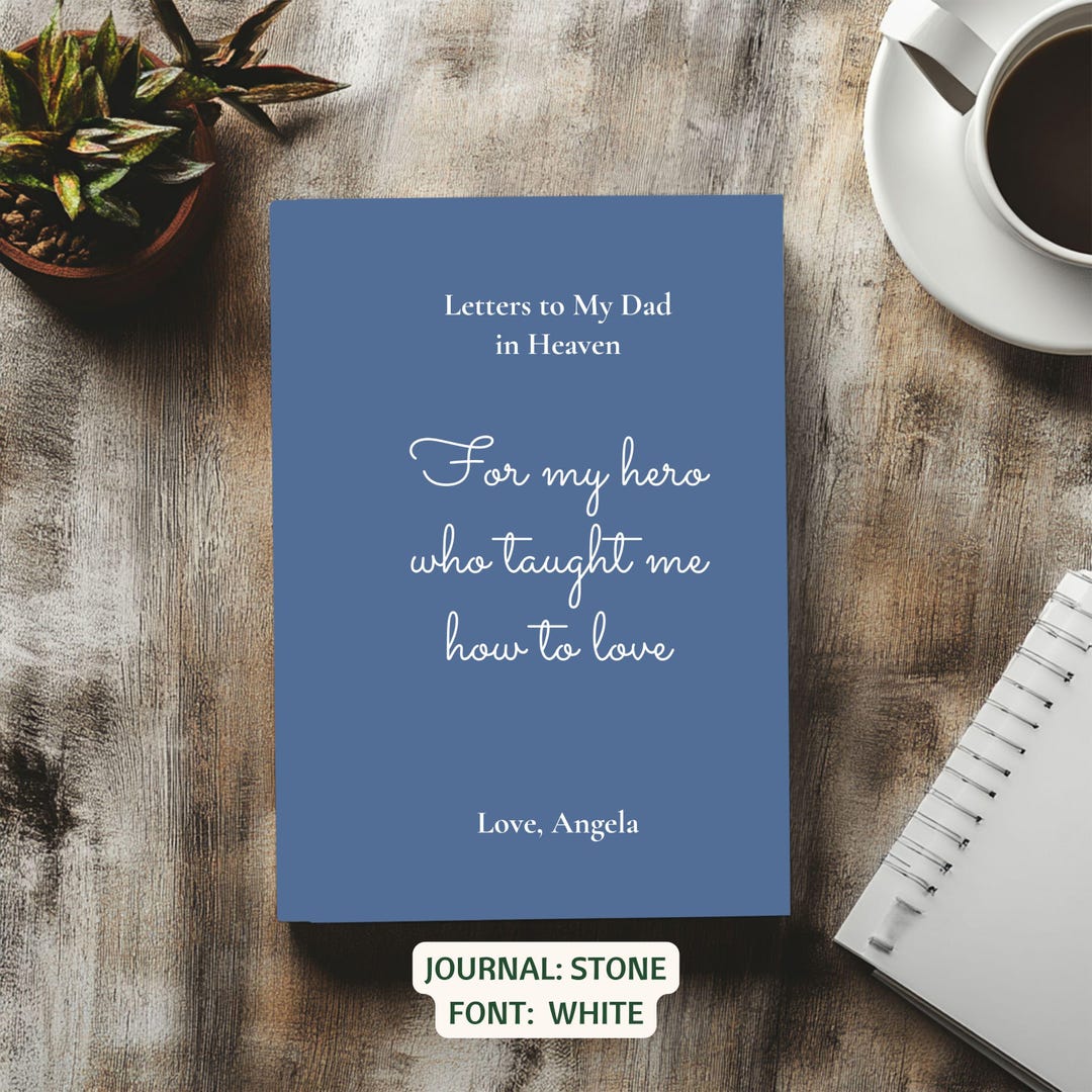 Personalized Memorial Journal: Custom Grief Journal Gift, Loss of Loved ...