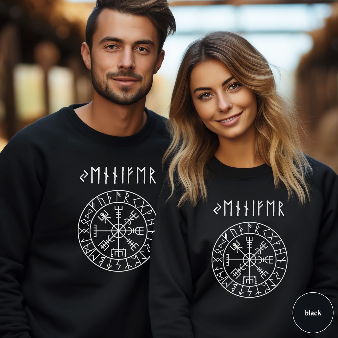 Personalised Viking Runes Sweatshirt, Custom Name in Futhark Runes ...