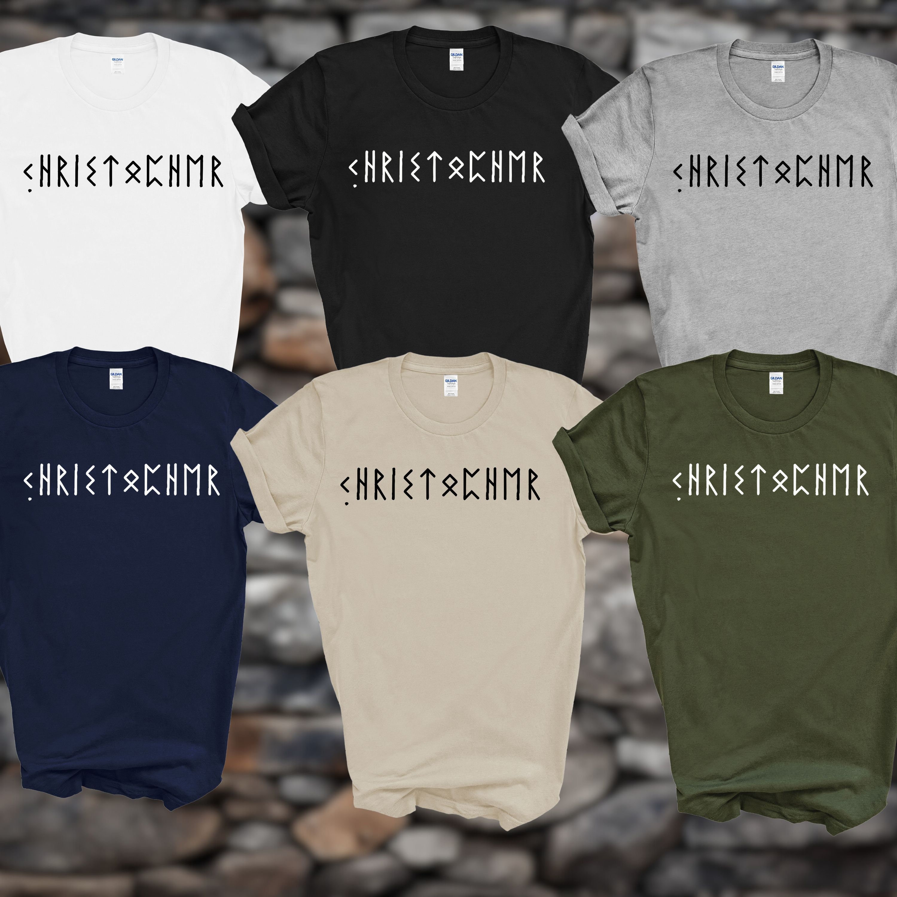 Personalised Viking Runes Shirt, Custom Name in Futhark Runes T-shirt ...