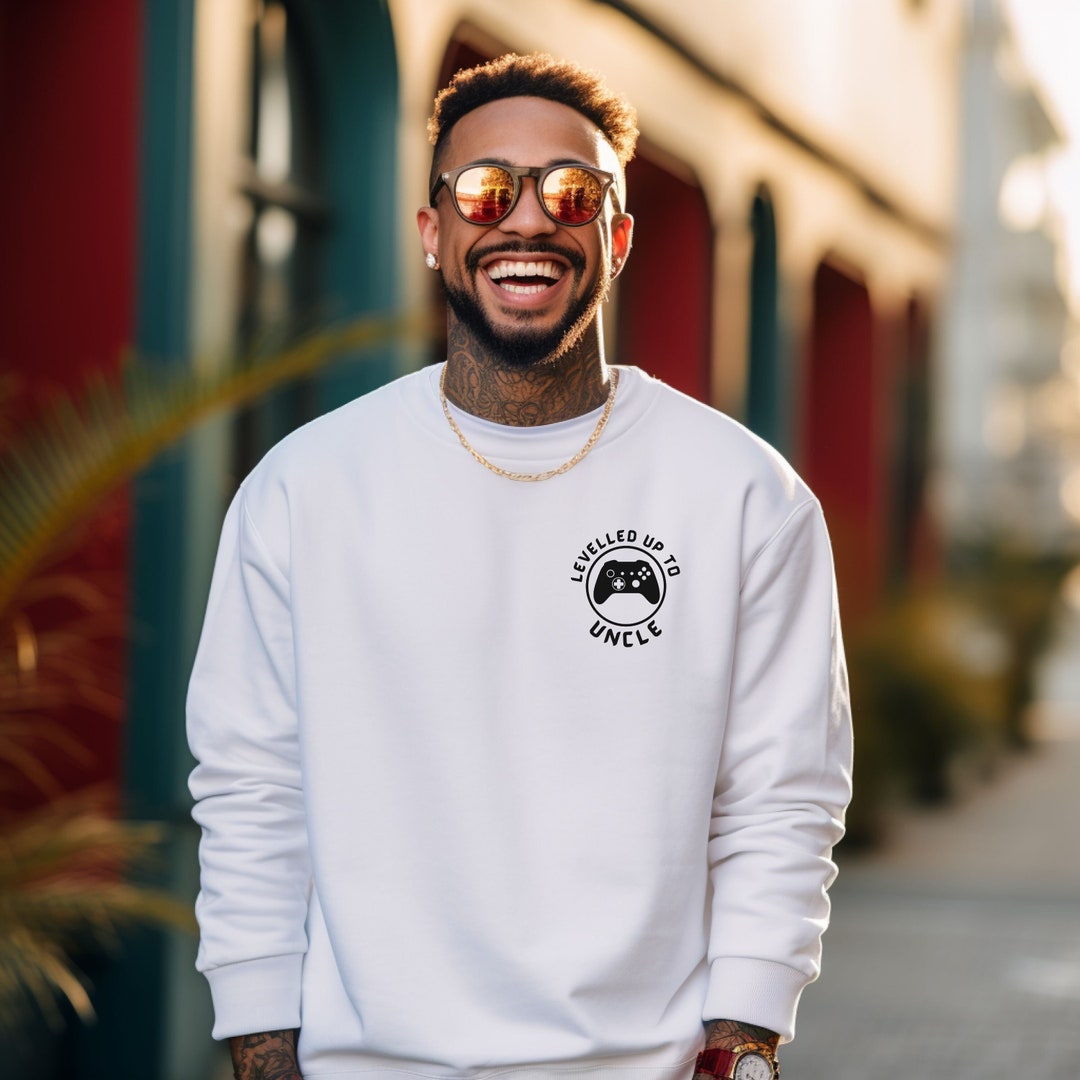 Uncle Sweatshirt, Levelled up to Uncle Sweater, Uncle Era Jumper, Cool ...