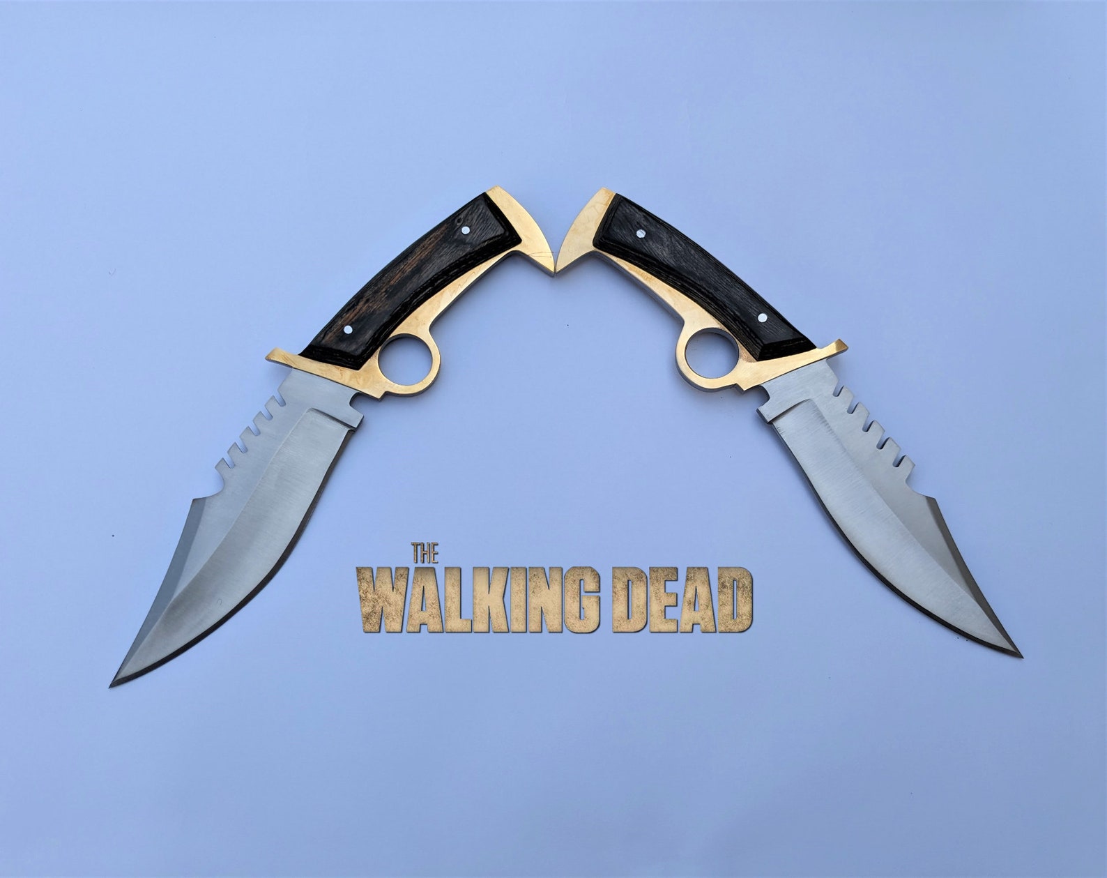 Walking Dead Knife: Daryl Dixon's Replica Bowie Knife With - Etsy