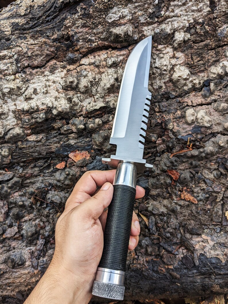 LS1 Commando Knife: Handmade D2 Steel Commando Movie Replica - Etsy Canada
