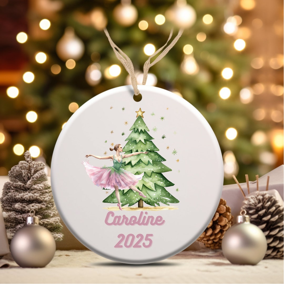 Girl Nutcracker Ballerina Ornament Personalized Christmas Ornament ...