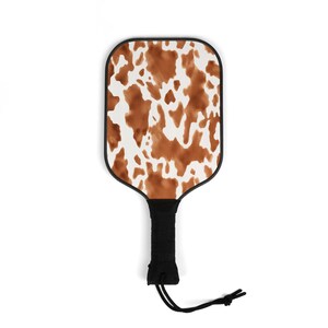 Pickleball Paddle Cowhide Print Sports and Recreation Outdoor Games ...