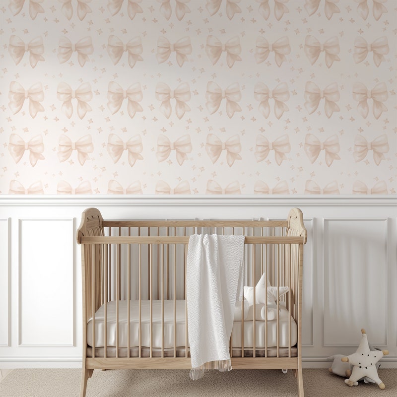 Vintage Bows Wallpaper - Etsy