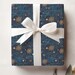 Modern Christmas Star Wrapping Paper: Blue star Wrap Xmas - Etsy