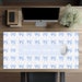 Blue Bow Desk Mat Personalized Pattern Desk Mat Desk Accessory Cute ...