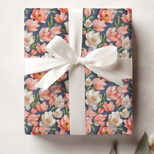 Floral Wrapping Paper Gift Wrap Spring Wrap Illustration Colorful Wrap ...