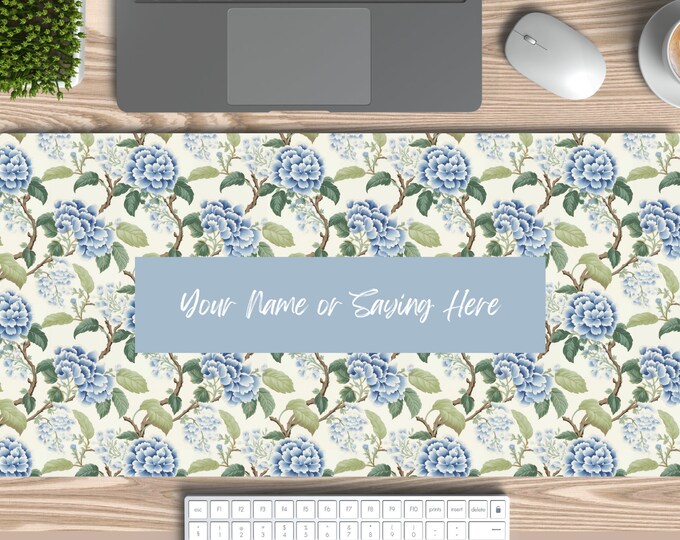 Wrapping Paper Brown Blue Floral Gift Wrap Spring Wrap Illustration ...