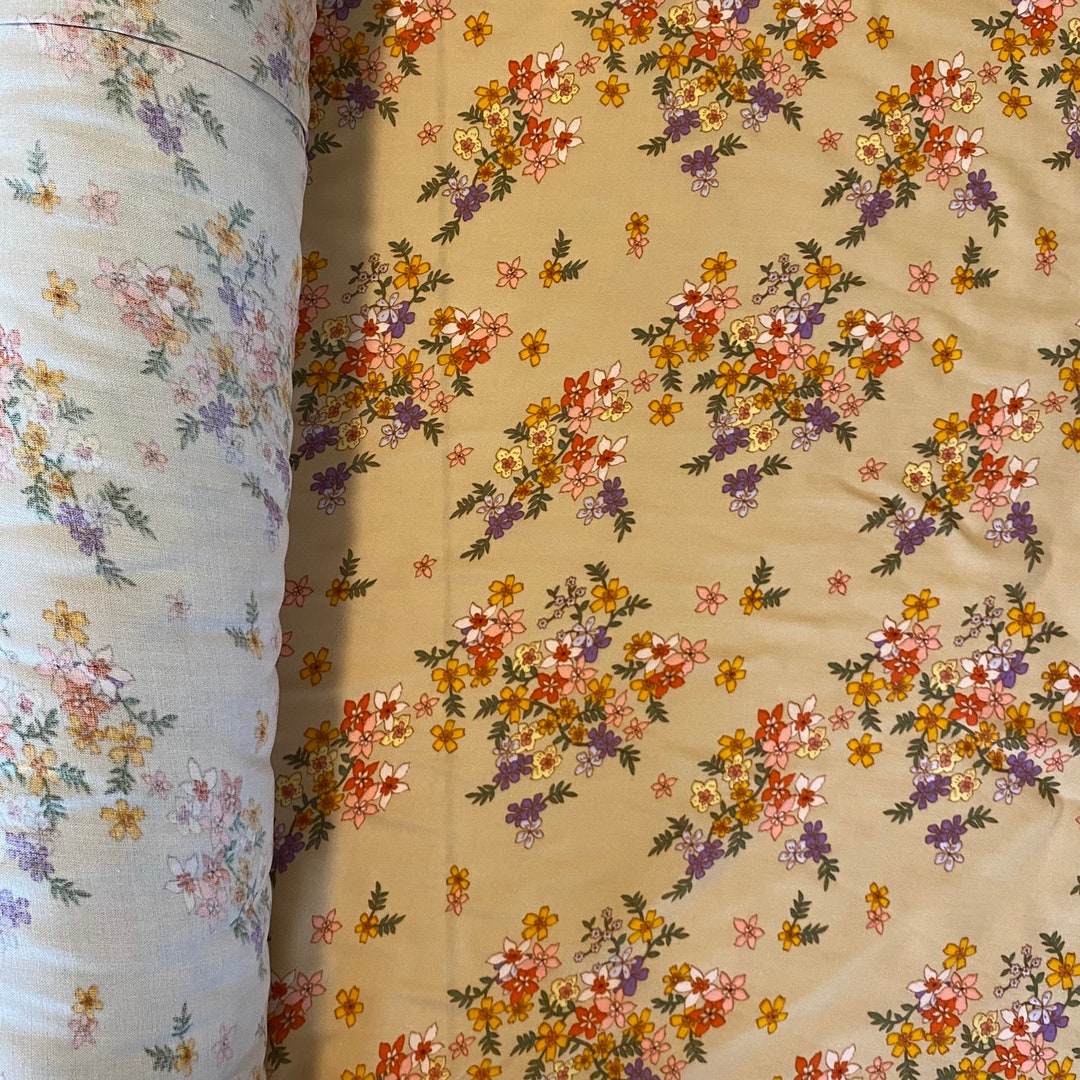 Floral Printed Rayon Challis Woven by the Yard - Etsy