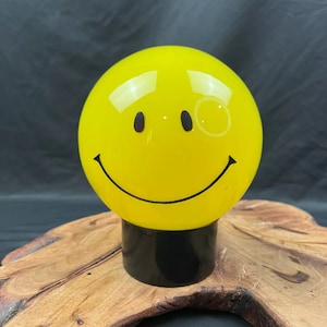 Vintage Yellow Smiley Face Lamp Light 70s Pop Culture Art All Original Rare - Etsy