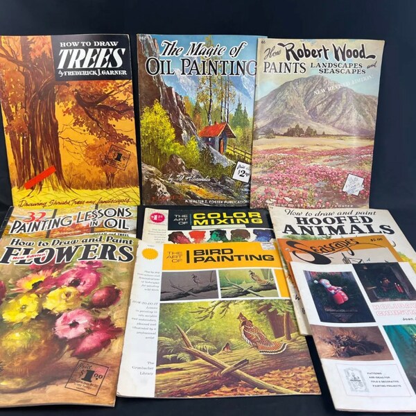 Vintage Paint Books - Etsy