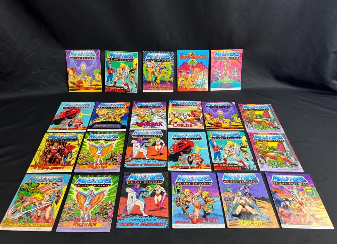 MOTU 23 Vtg Mini Comic Book Lot Masters of the Universe He-man 1980s - Etsy
